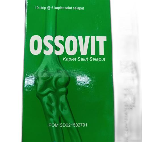Jual multivitamin ossovit 10 strip 6 kaplet salut suplemen kesehatan ...