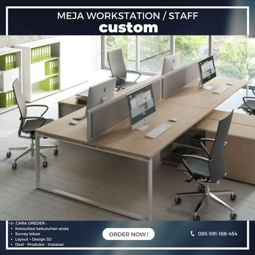Jual meja workstation kantor free survey - Jakarta Timur - Idefurniture ...