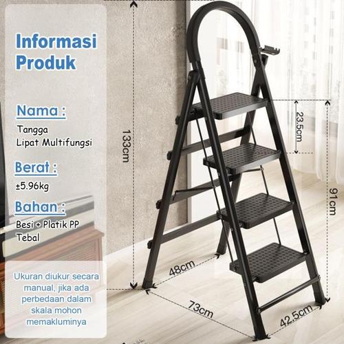 Jual ! TANGGA LIPAT 4 SUSUN TANGGA LIPAT BESI/ TANGGA LIPAT MULTIFUNGSI ...