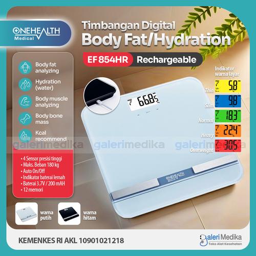 Jual OneHealth EF 854HR Timbangan Digital Body Fat / Hydration Monitor ...