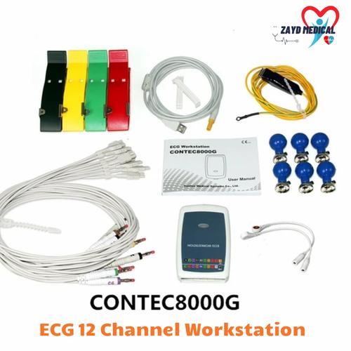 Jual ECG 12 Channel Workstation Contec 8000G/ ECG PC Contec 8000G ...