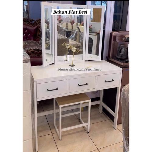 Jual Meja Rias plat besi Tiolet Meja Kamar Tidur Dressing Table - Kota ...