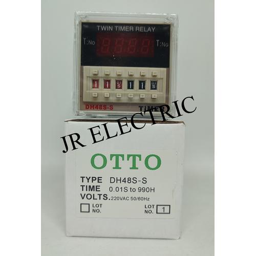 Jual OTTO Timer DH48S-S Relay Twin Counter Digital Precision Delay 220VAC - Jakarta Utara - JR ...