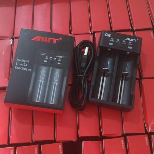 Jual Charger Desktop Baterai USB AWT 2 Slot C2 18650 - Jakarta Utara ...