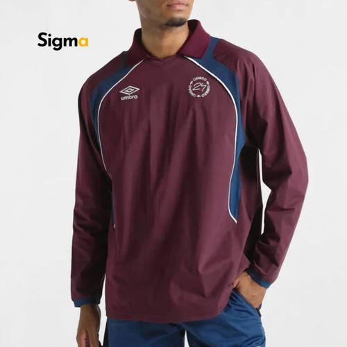 Jual Jersey Umbro The Third Feeltech Practice Shirt Maroon - Jakarta ...