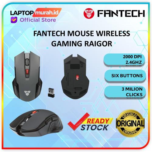 Jual MOUSE WIRELESS GAMING FANTECH RAIGOR II WG10 BLACK - Jakarta ...