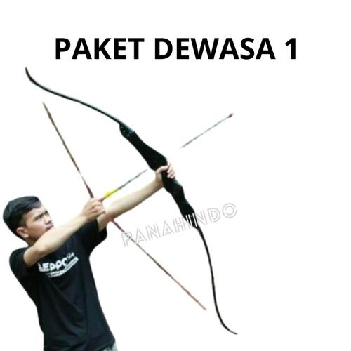 Jual Full Set Busur Panahan Dewasa Lengkap Jenis Panah Tradisional ...