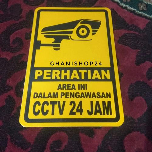 Jual Plang Rambu CCTV 24 jam Alumunium Plat - Kab. Bogor - ghanishop24 ...