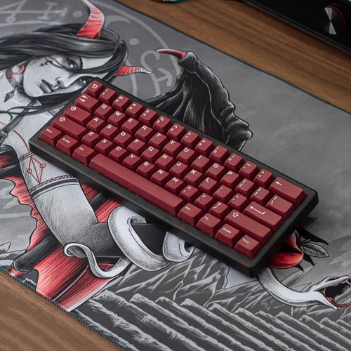 Jual Keycaps Crimson For Keyboard Mechanical Keycap Red White Merah ...