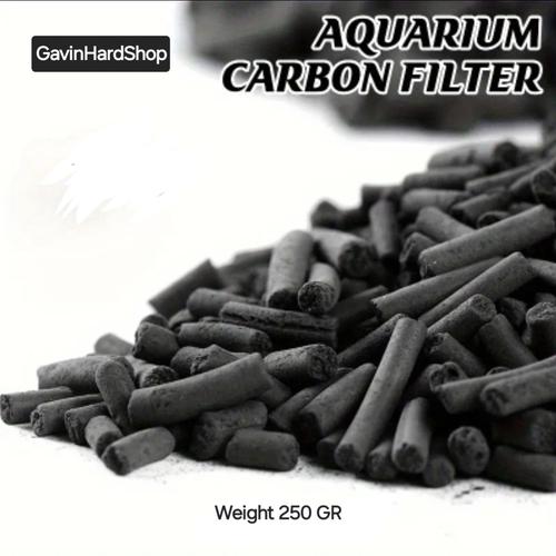Jual Karbon Aktif Carbon Active Activated Carbone 250 gr media filter penjernih aquarium - Kota ...