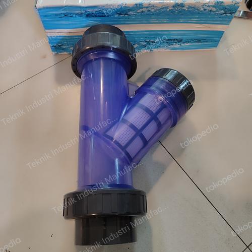 Jual Y Strainer PVC 1/2" inch Transparan Model Sock - Jakarta Barat ...