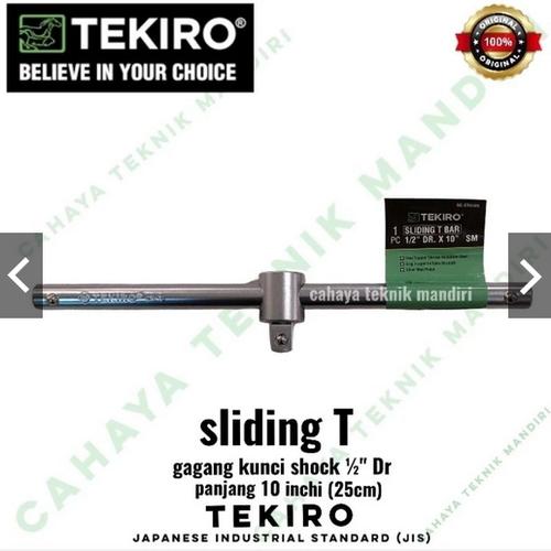 Jual Gagang kunci shock T ukuran 1/2" Dr panjang 10" TEKIRO sliding ...