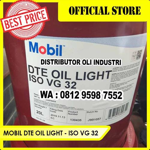 Jual MOBIL DTE OIL LIGHT (Ready Stock - ISO VG 32) - Kota Tangerang - DISTRIBUTOR OLI INDUSTRI ...
