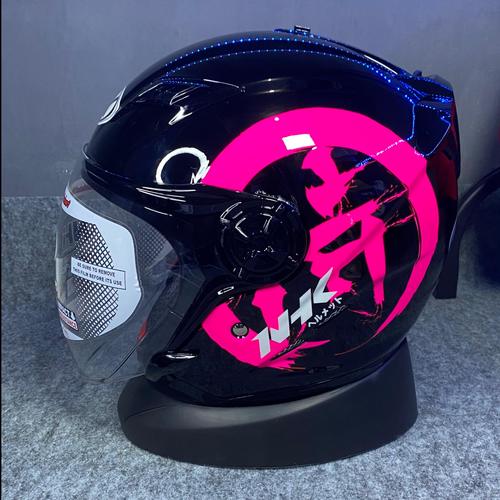 Jual HELM NHK GLADIATOR KANJI BLACK PINK HELM OPEN FACE - Kab. Bogor ...