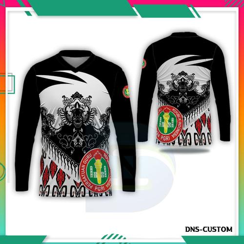 Jual Baju PGRI | Kaos Jersey PGRI Pria Free Tambah Nama Dan Logo Full ...