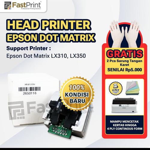 Jual Print Head Printer Epson Dot Matrix LX310 LX350 - Jakarta Utara ...