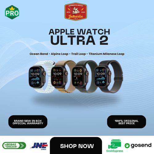 Jual [RESMI] Apple Watch Ultra 2 2024 Black Natural Titanium Case 49mm ...