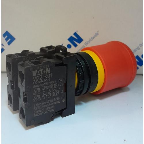 Jual Emergency Stop M22-PV/K02 EATON Moeller - Jakarta Barat - Klockner Moeller | Tokopedia