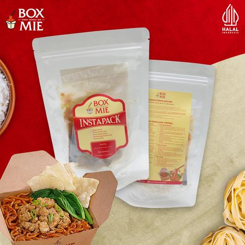 Promo BOXMIE InstaPack Bakmi Frozen - Original Ayam Cincang - Mie ...