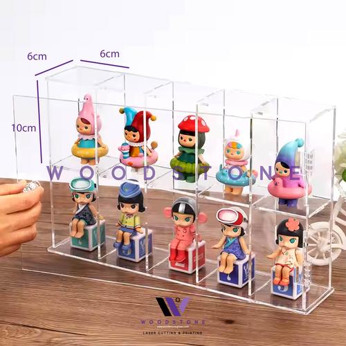 Promo Rak Display Figure - Kotak Pajangan Labubu - Akrilik Susun Funko ...