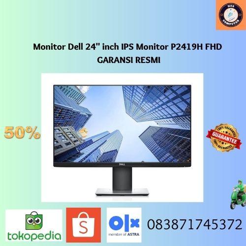 Jual Monitor Dell 24" inch IPS Monitor P2419H FHD ( GARANSI RESMI ...