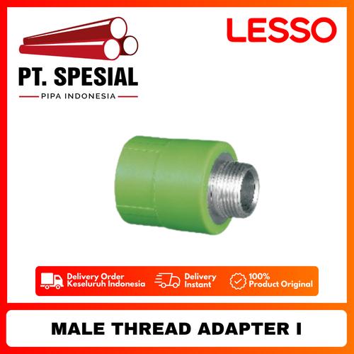 Jual Sock Drat Luar PPR Lesso/SDL PPR Lesso/Male Thread Adapter I PPR ...
