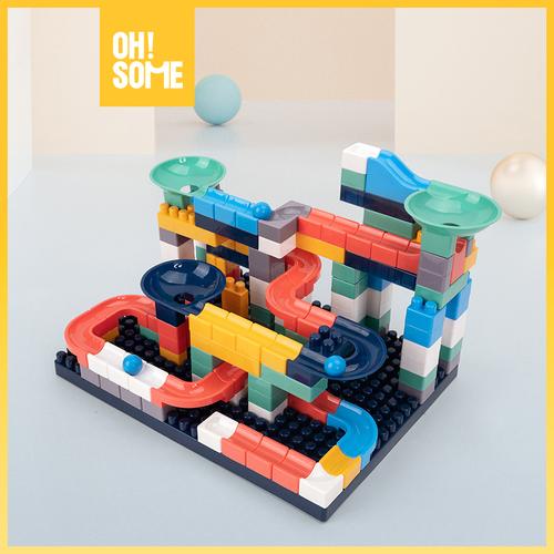 Promo OHSOME Mainan Brick Balok Susun Anak DIY 150pcs Bahan ABS Kuat ...