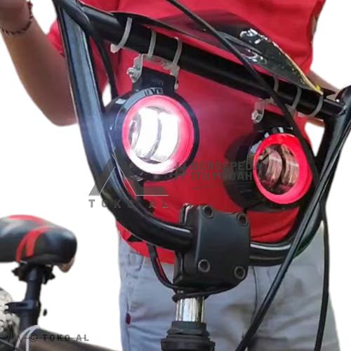 Jual Lampu Depan Sepeda BMX Hedon Biled Daymaker LED Warna - Kab ...