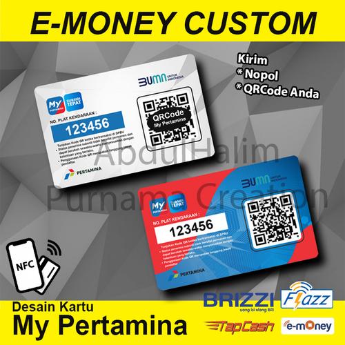 Jual Emoney Flazz Custom My Pertamina bisa Etoll dan NFC - Putih +Foto ...