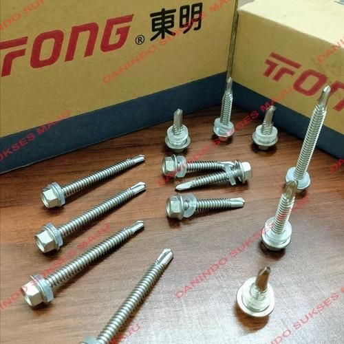 Jual SS 304 / Sekrup Roofing #12x70 / Baut Baja Ringan Stainless (7 CM ...