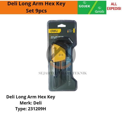 Jual Deli Long Arm Hex Key Kunci L set 9pcs - Jakarta Utara - Sejahtera ...