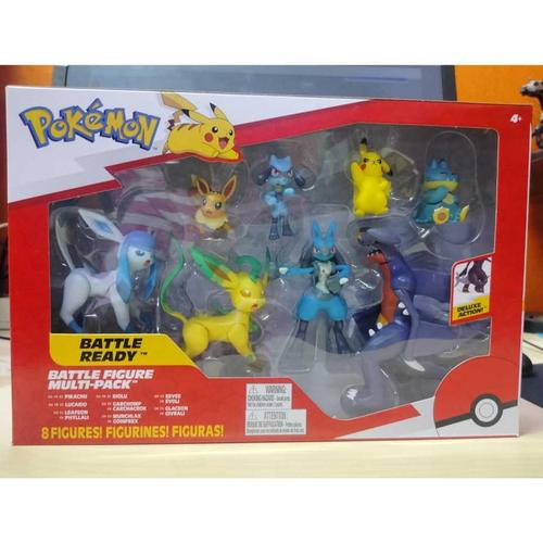 Jual WCT Pokemon 8 Battle Figures Set ,Eevee, Lucario, Riolu, Munchlax ...