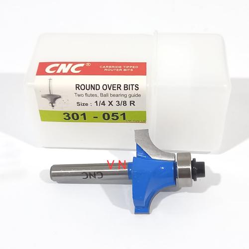 Jual Mata Profil/Router bit/Round over bit 10 mm(301-051) Merk CNC ...
