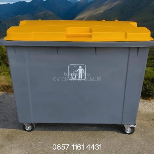 Jual Tempat sampah / bak sampah besar fiber kombinasi uk.660L - Kota ...