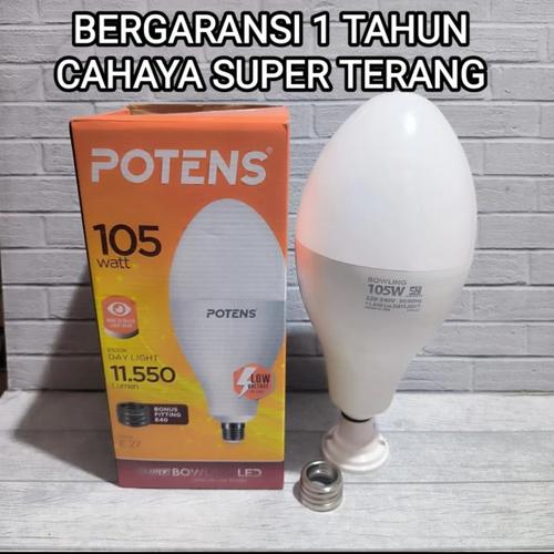 Jual POTENS GLORY LAMPU LED BOWLING MODEL MERCURY 105W 105 WATT PUTIH ...