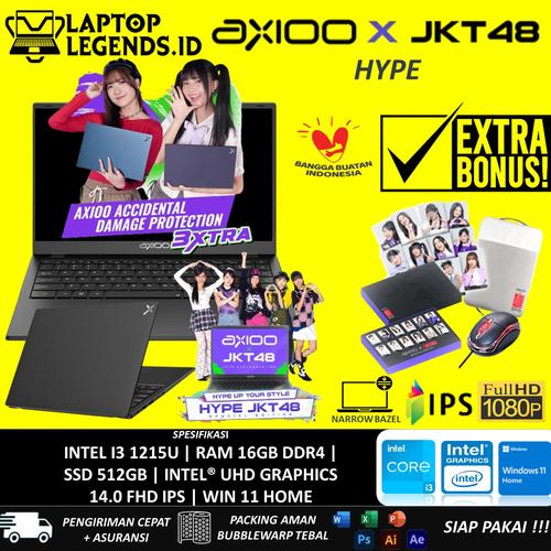 Jual LAPTOP AXIOO HYPE JKT48 SPECIAL EDITION INTEL I3 1215U 16GB 512GB 14 FHD IPS WIN11HOME ...