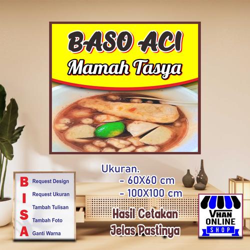 Jual Cetak Spanduk Banner Keren Baso Aci Atau Bakso Kuah - 60x60 cm ...