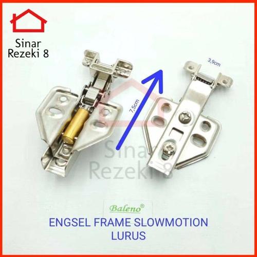 Jual Engsel Sendok Frame Aluminium SLOW MOTION Hidrolik Lurus Soft ...