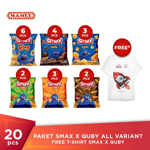 Jual Paket SMAX x Quby All Variant Free T-Shirt SMAX X Quby - Jakarta ...