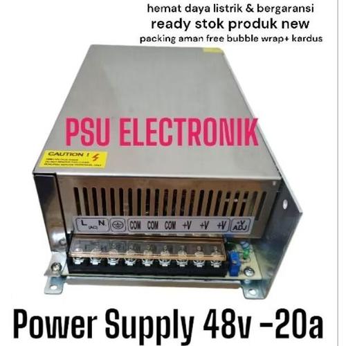 Jual [READY] POWER SUPPLY 48V 20A PSU 48 VOLT 20 AMPER MURAH BERGARANSI ...