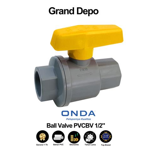 Jual Ball Valve PVCBV 1/2" Onda / Stop Kran Air Onda - Kota Tangerang ...