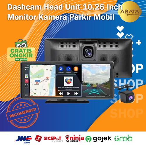 Promo Dashcam Head Unit Touch Screen 10.26 Inch Dashcam Dual Camera Head Unit Apple Carplay ...