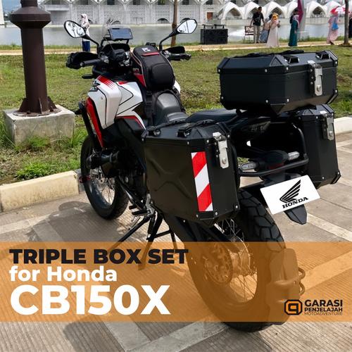 Jual Full Triple Box for CB150X - 27lt & 20lt + Fullbracket PNP ...