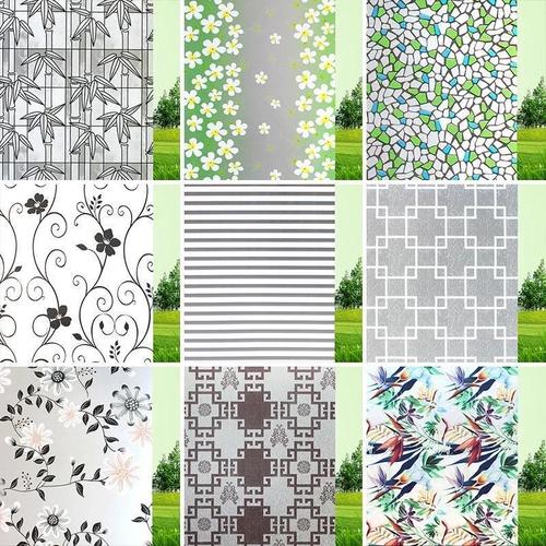 Jual Sticker / Stiker Kaca Film Sandblast Sunblast aneka motif bunga ...