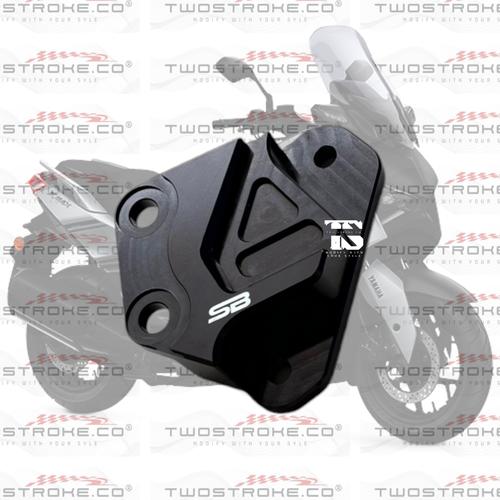 Jual Bracket Kaliper 4 Piston Depan Yamaha Xmax 300 Mm Black // Breket ...