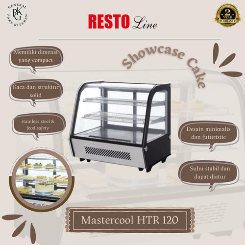 Jual Mastercool Cake Display Cooler Showcase Mastercool HTR 120 ...