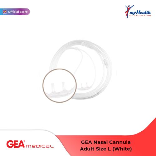 Jual GEA Nasal Oxygen Canulla Adult Size L (Selang Oksigen) - White ...