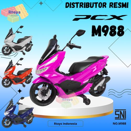 Jual Mainan Anak Motor Aki Anak Honda PCX M988 Motor Listrik - Jakarta ...