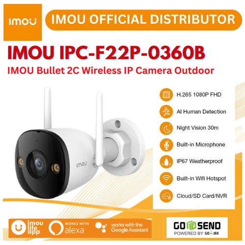 Jual IMOU Bullet 2C Wireless IP Camera Outdoor IP67 WeatherProof ...