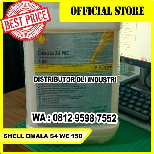 Jual SHELL OMALA S4 WE 150 ( SYNTHETIC PAG GEAR OIL - 5 Liter ) - Kota ...
